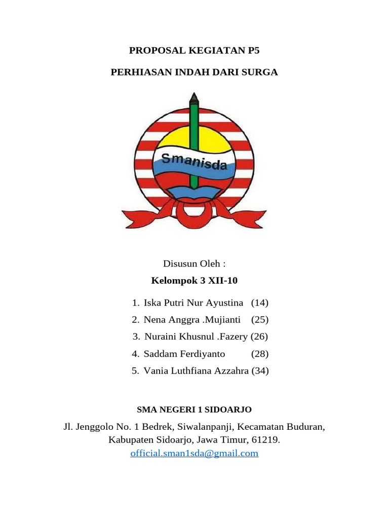 Proposal P5 Xi-10 Kel 3 Kegiatan Projek Daur Ulang | PDF