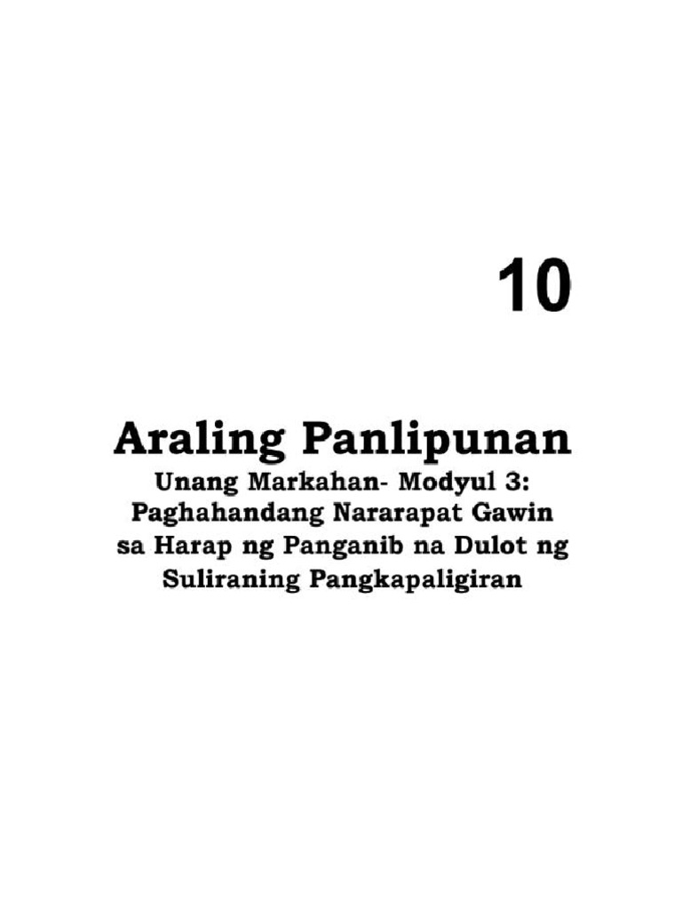 Ap10 Handouts Final | PDF
