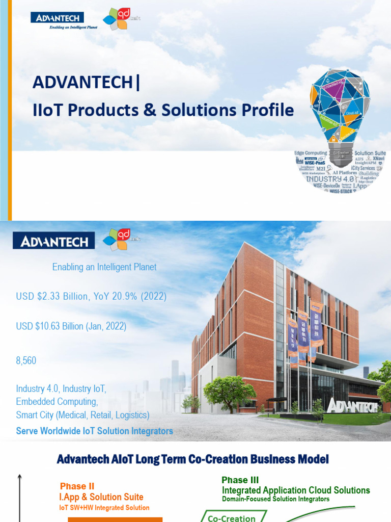 2023 IIoT Profile QDTEK - Advantech | PDF