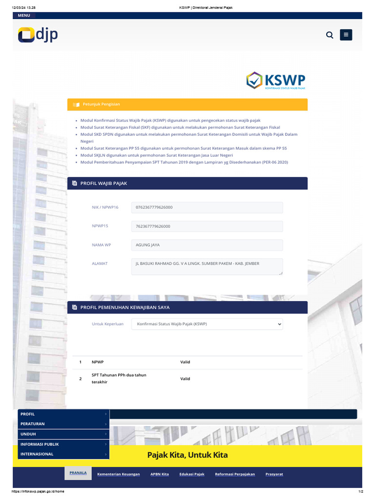 KSWP CV.AJ (1) | PDF