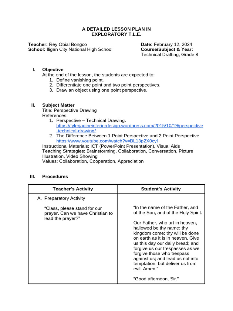 LP Perspective | PDF | Lord's Prayer | Perspective (Graphical) LP Perspective | PDF | Lord's Prayer | Perspective (Graphical)