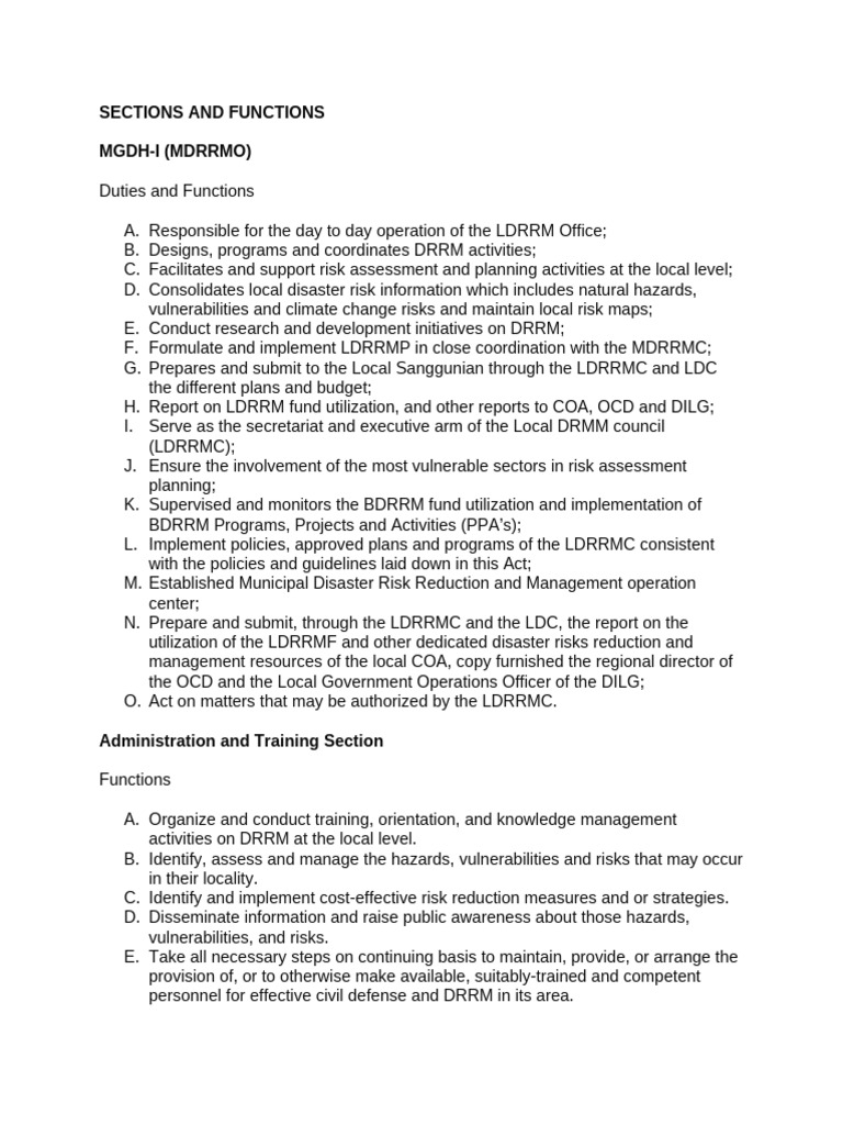 Sections and Functions | PDF