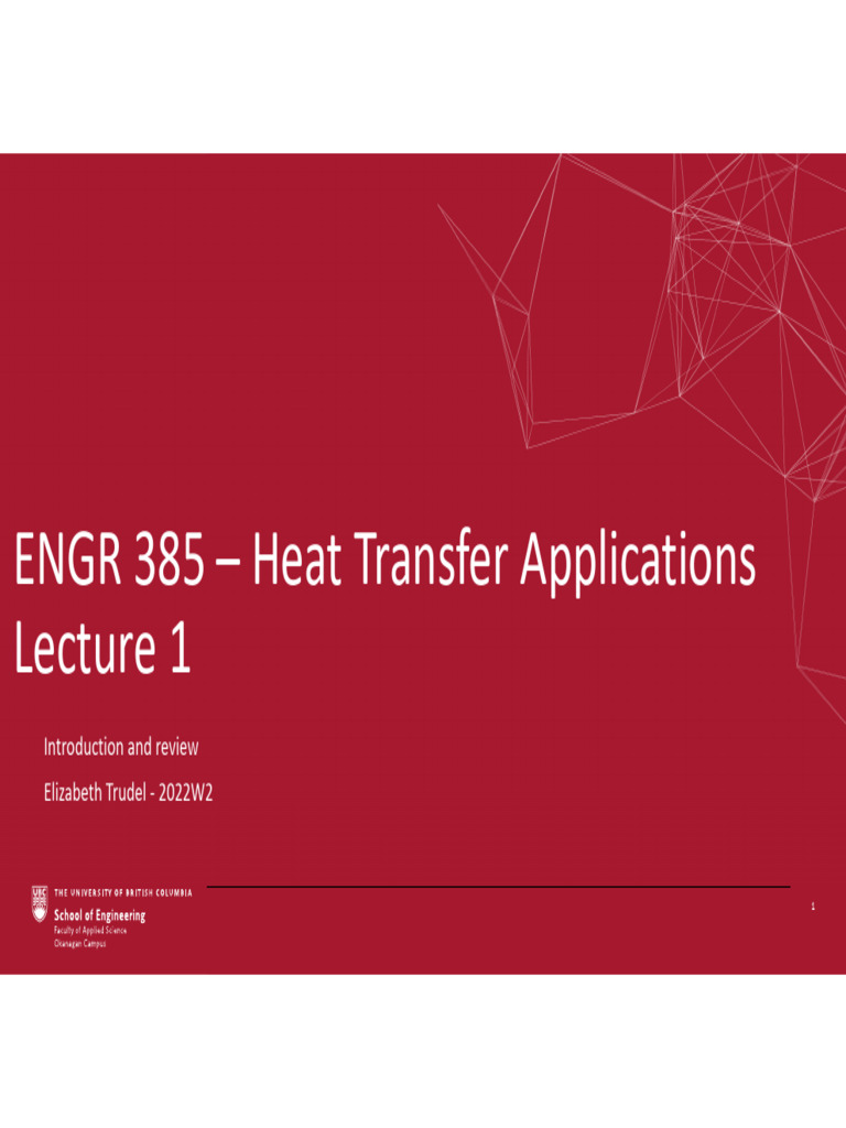 Lecture 1 - Course Introduction | PDF