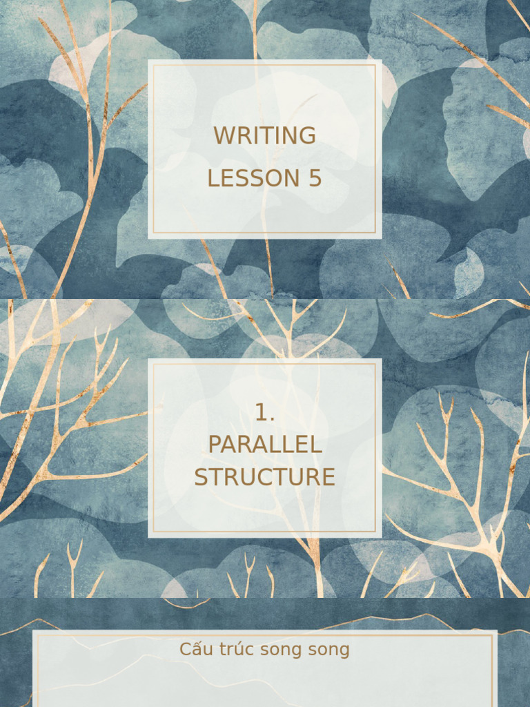 Writing Lesson 5 | PDF