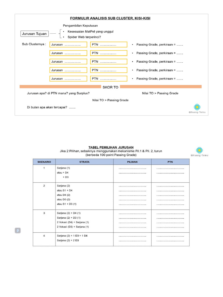 Pemilihan Jurusan | PDF