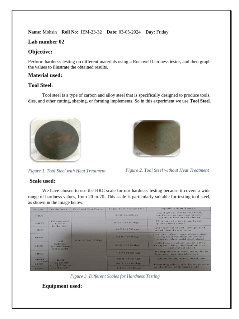 Hardness Test | PDF