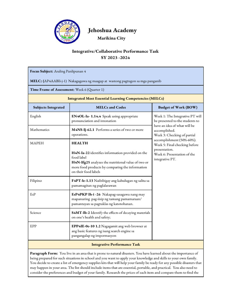 Grade 4 Collab | PDF