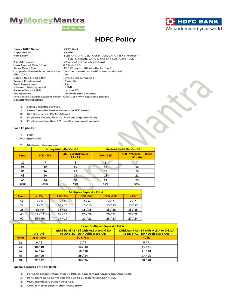 All Bank Policy | PDF