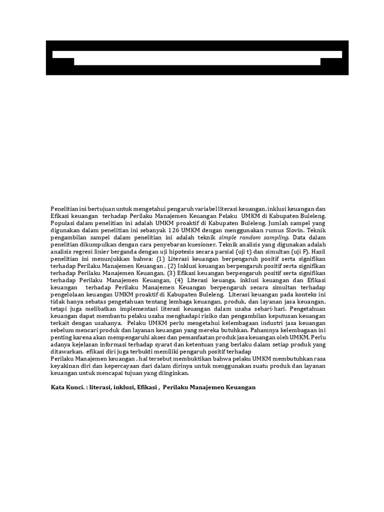 MANUSCRIPT TITLE I wayan Suwendra | PDF