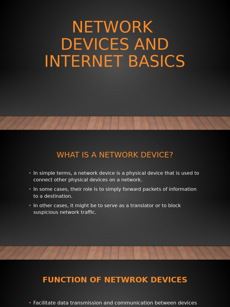 Network Devices | PDF