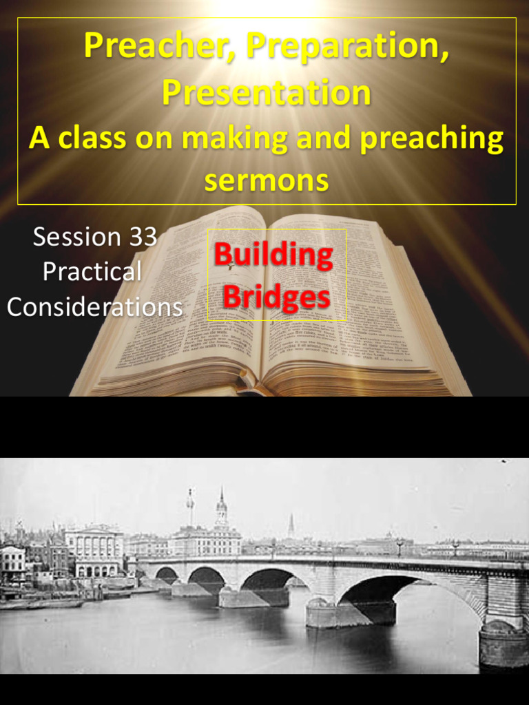 Session 33 Building Bridges | PDF