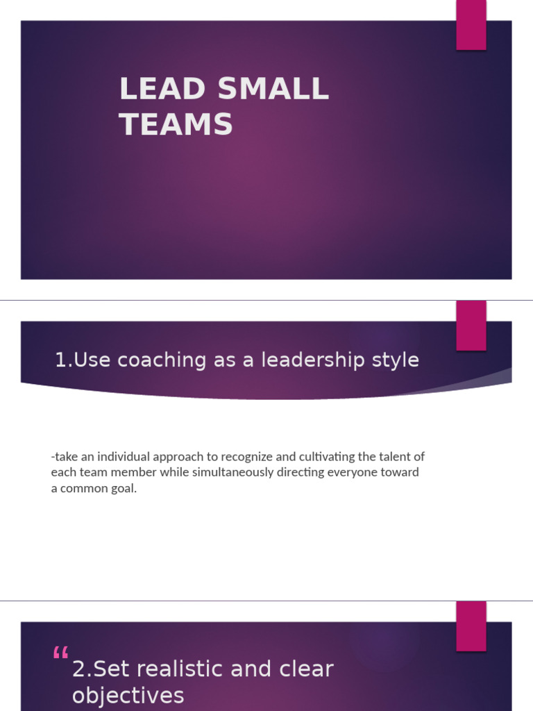Lead Small Group | PDF