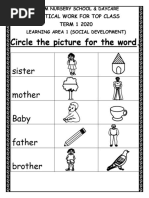 Nursery 1 First Term Scheme | PDF