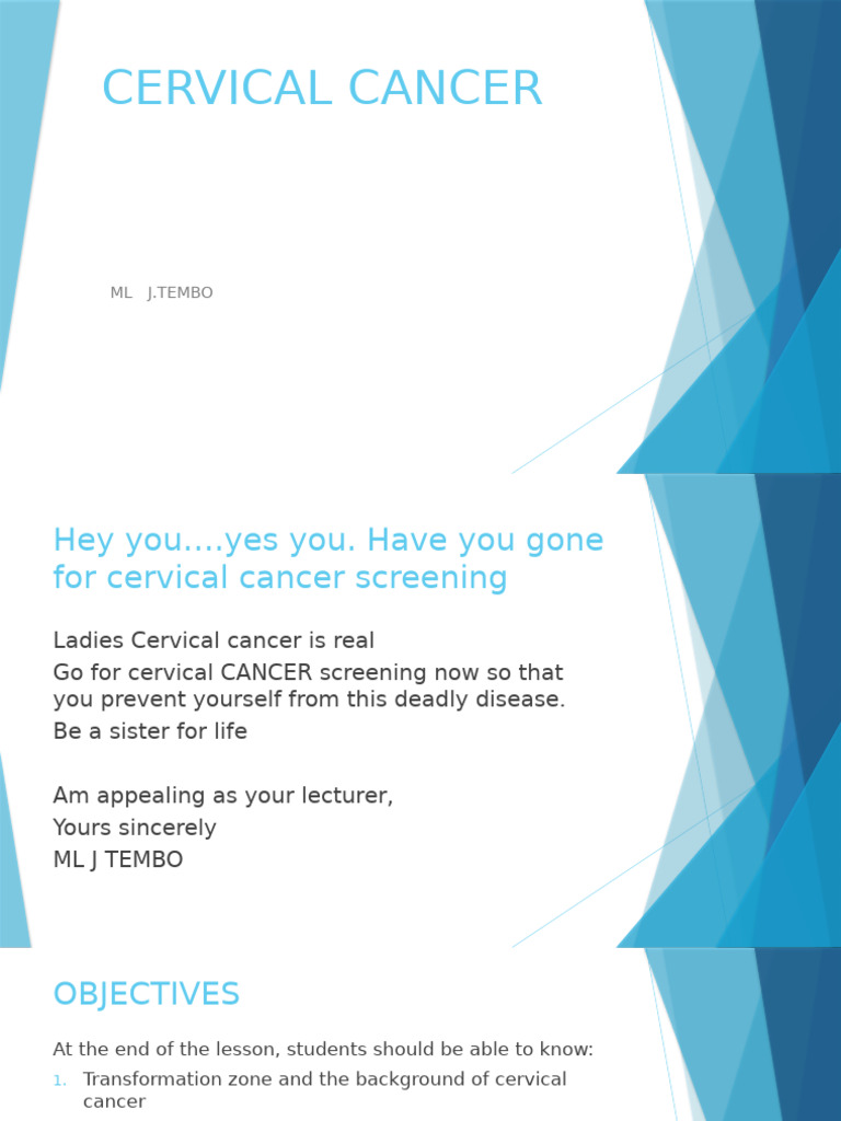 Cervical Cancer 1 | PDF