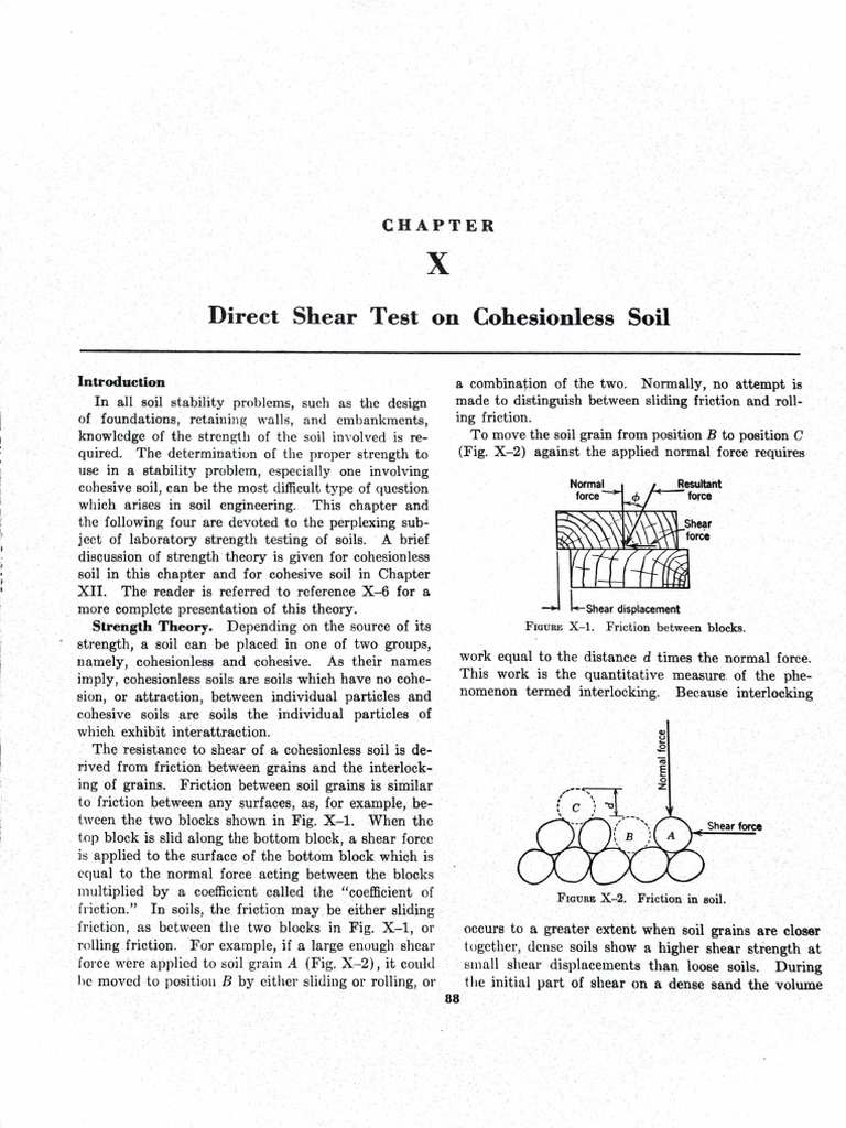 Direct Shear Test | PDF