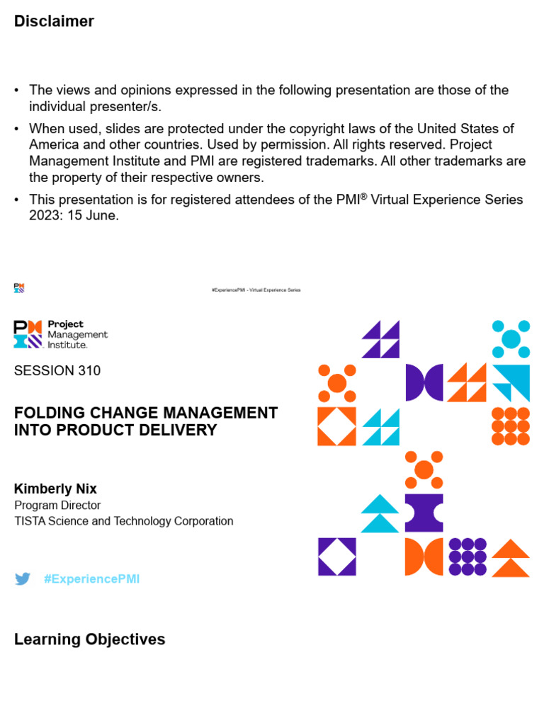 Folding Change Management Into Product Delivery | PDF