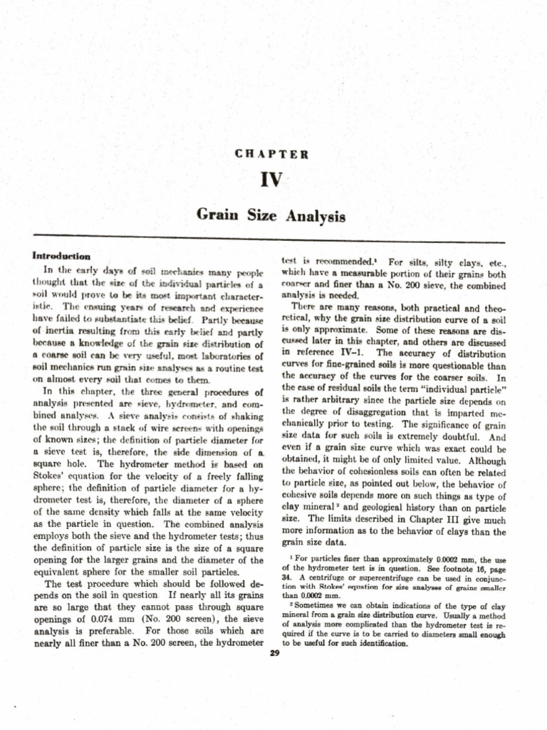 Grain Size Distribution by Sieving and Hydrometer | PDF