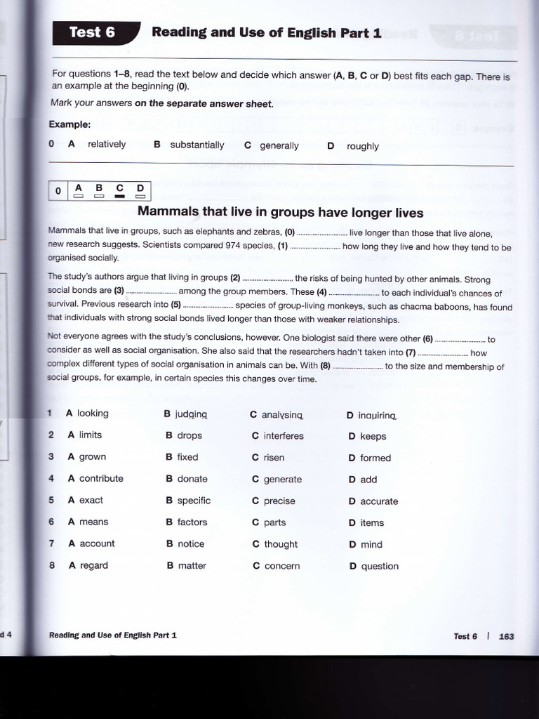 Test 6 B2 trainer 3 green book | PDF