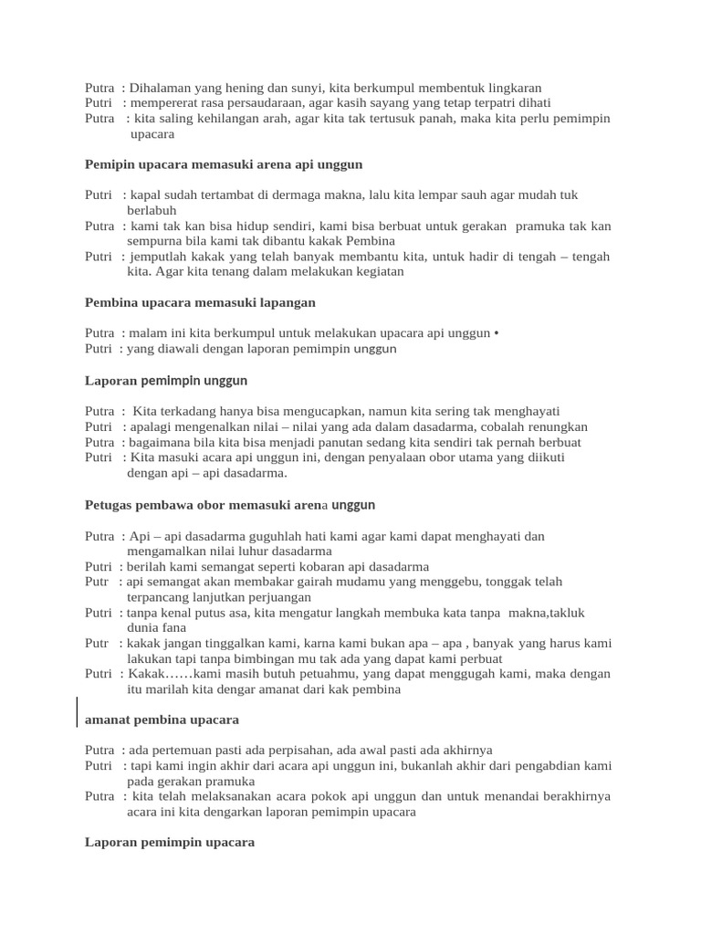 MC Api Unggun-1-1 | PDF