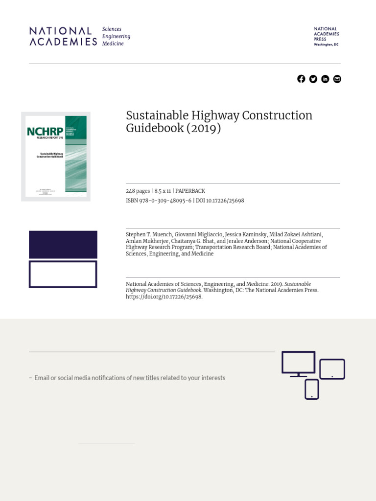 Sustainable Highway | PDF