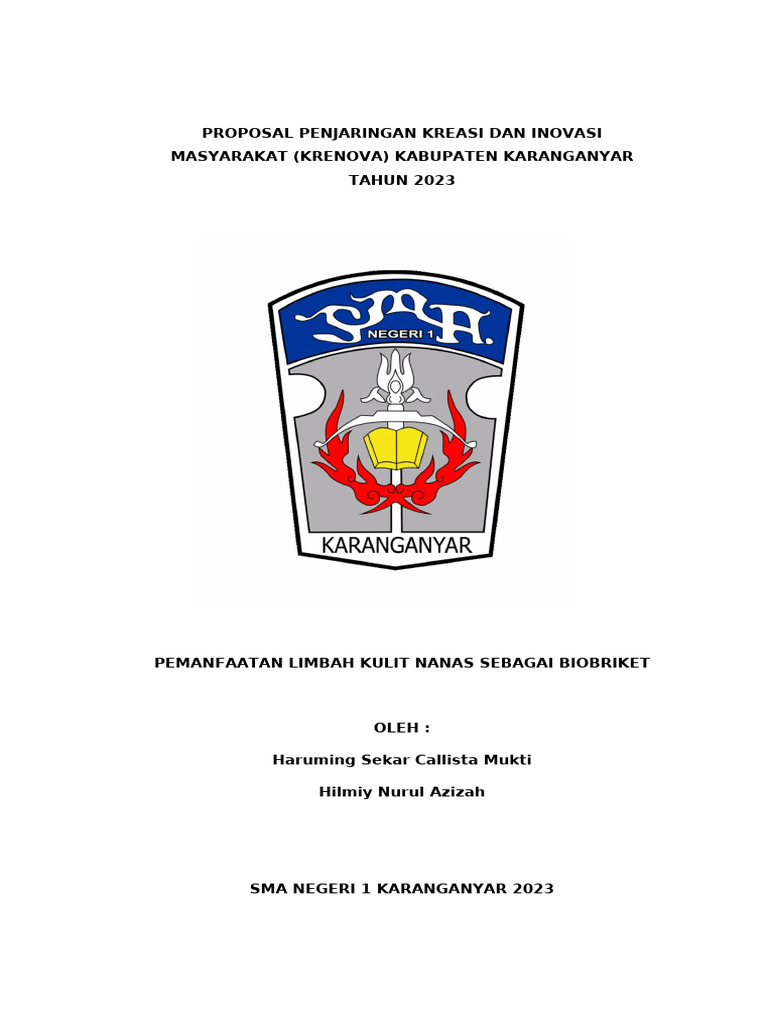PROPOSAL SEKAR | PDF