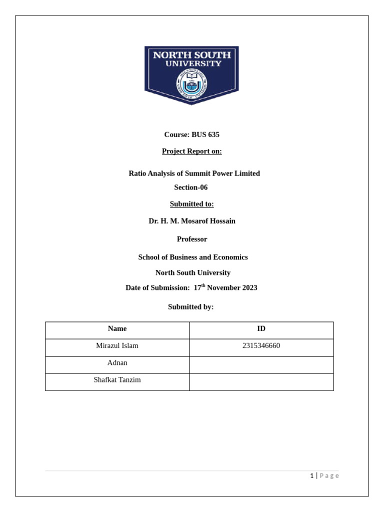 Summit Power | PDF