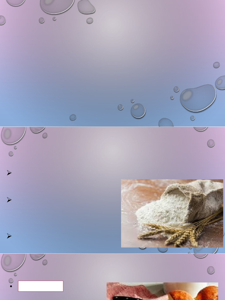 Major and Minor Baking Ingredients | PDF | Flour | Cooking, Food & Wine