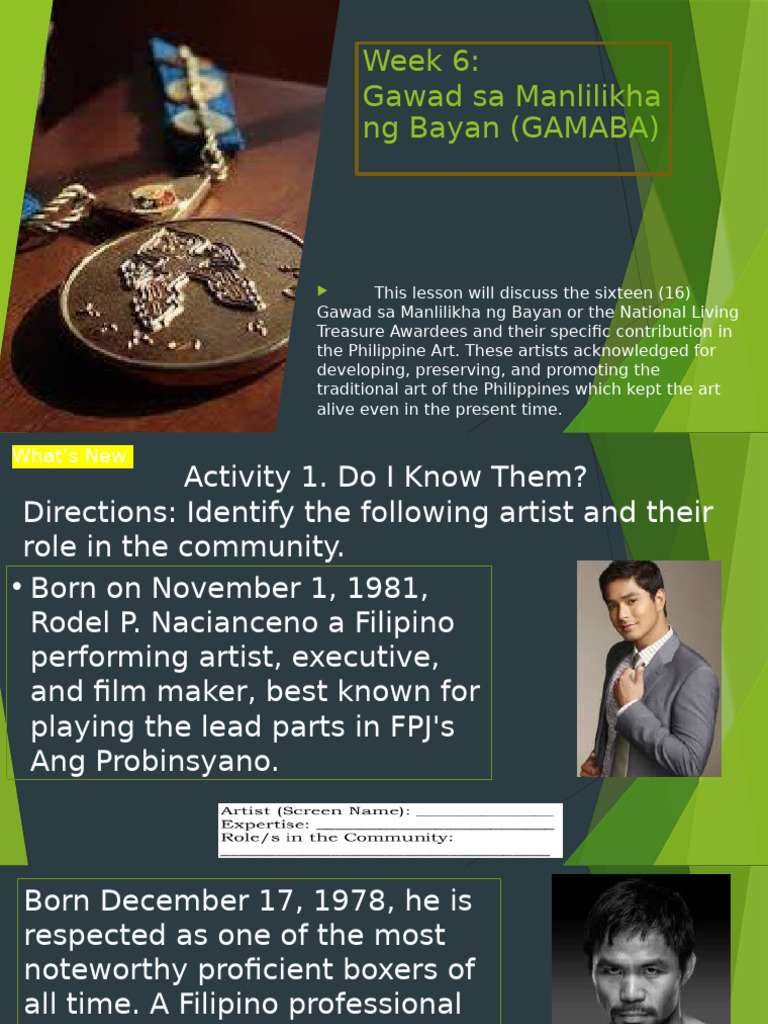 CPAR Week 6 - GAMABA | PDF | Philippines