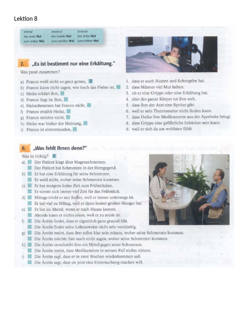 Lektion 8 | PDF
