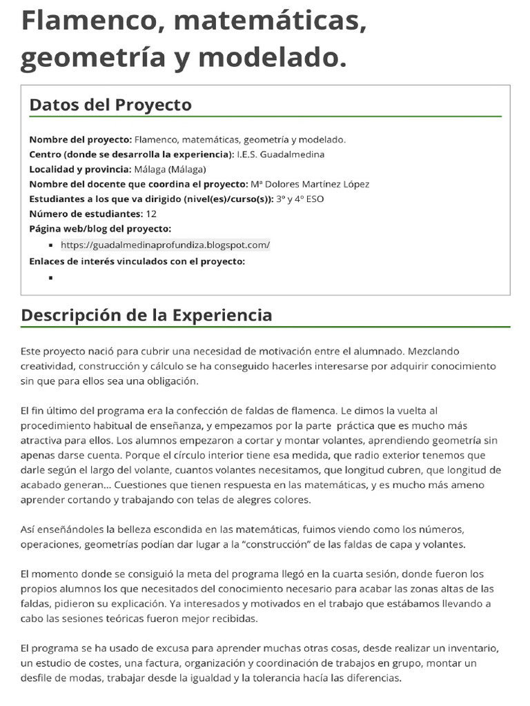 Actividades Día Flamenco | PDF