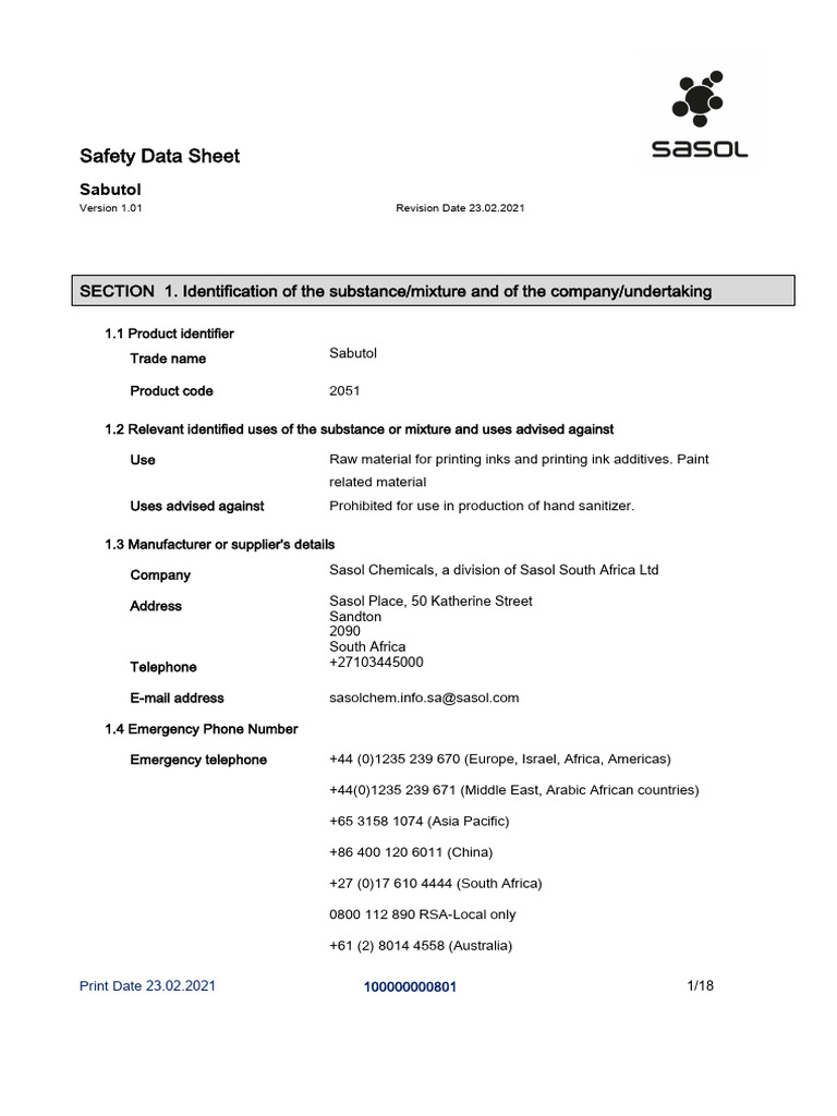 Sabutol EN-AU | PDF