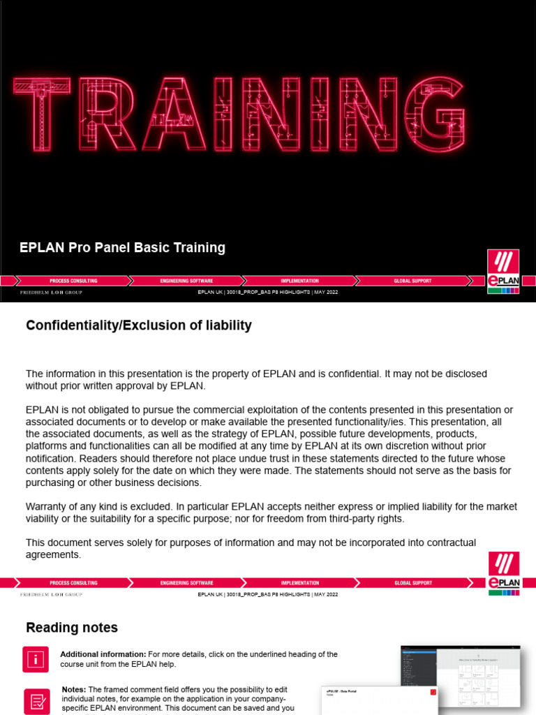 EPLAN Pro Panel Training Overview | PDF | Cartesian Coordinate System ...