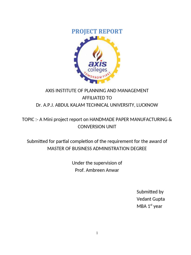 HANDMADE PAPER Vedu | PDF