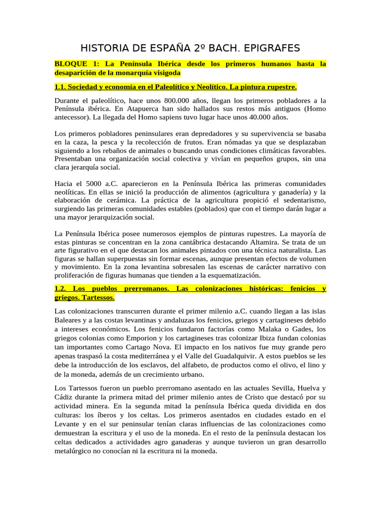 Epigrafes Historia | PDF | Al Andalus | Imperio español