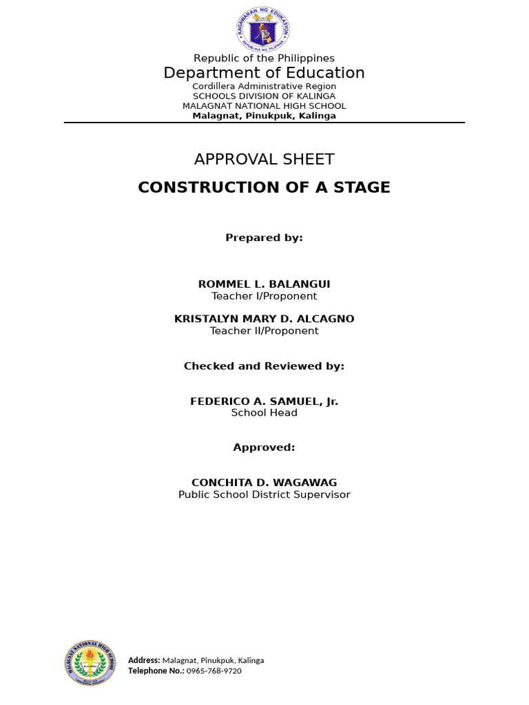 Stage Project Proposal | PDF