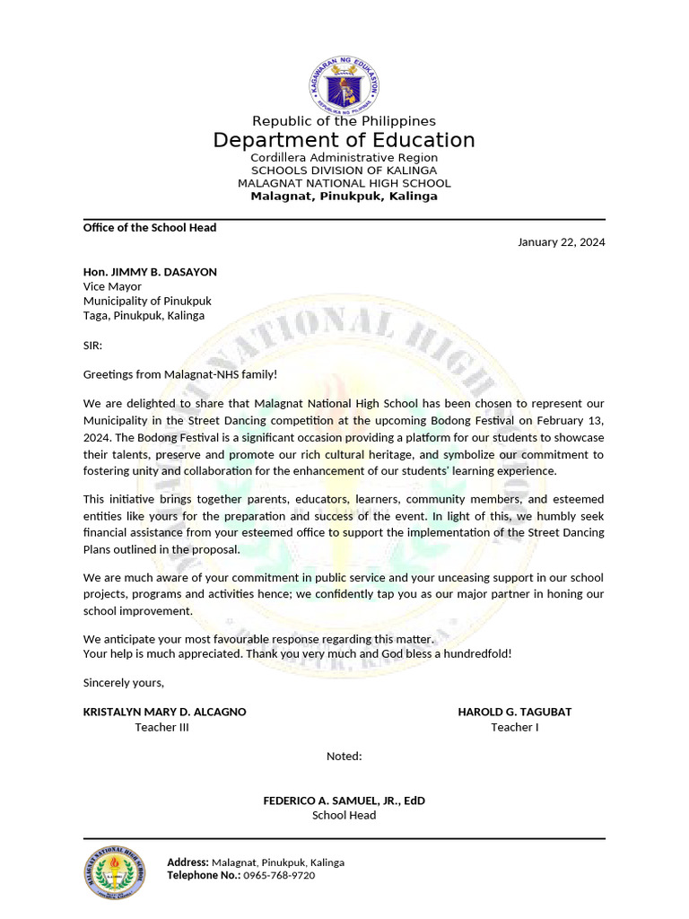 VM Request Letter - 092528 | PDF