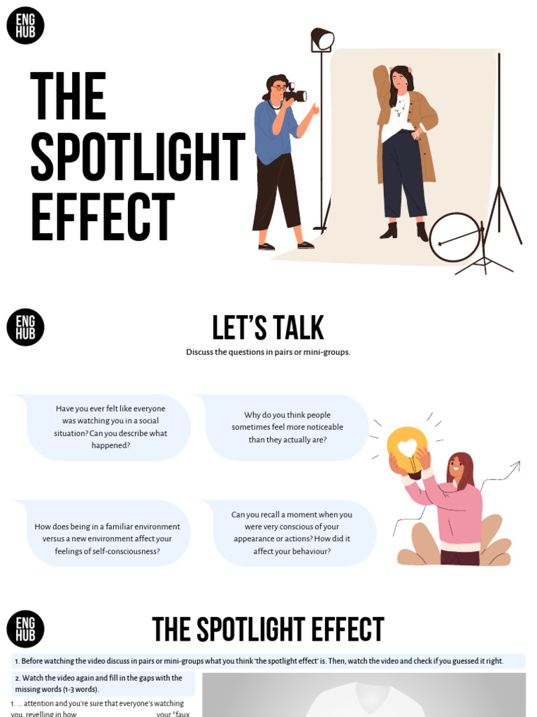B2-C1 The Spotlight Effect SV | PDF
