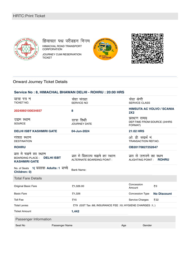 Ticket | PDF