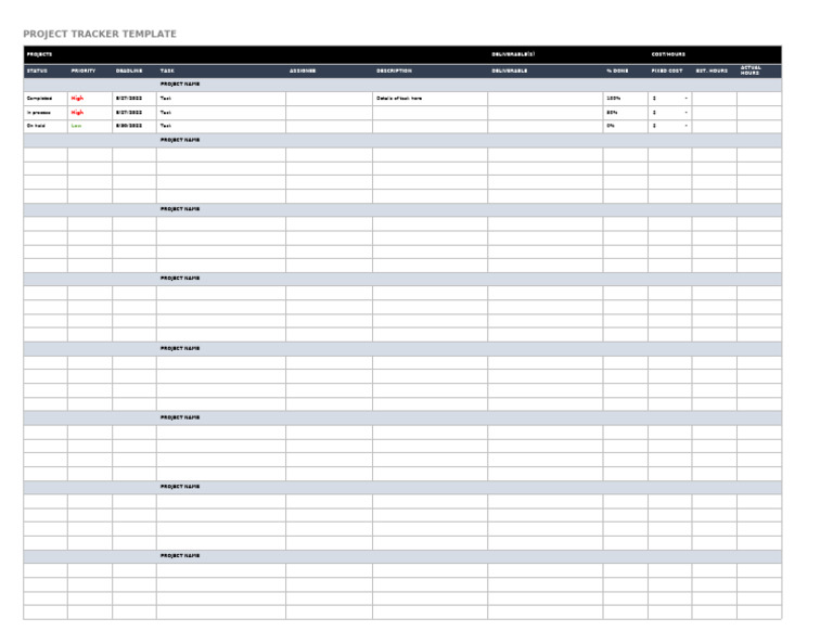 IC Project Tracker 11110 | PDF