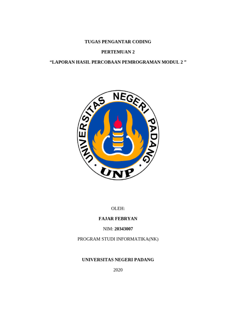 Tugas 2 Koding | PDF