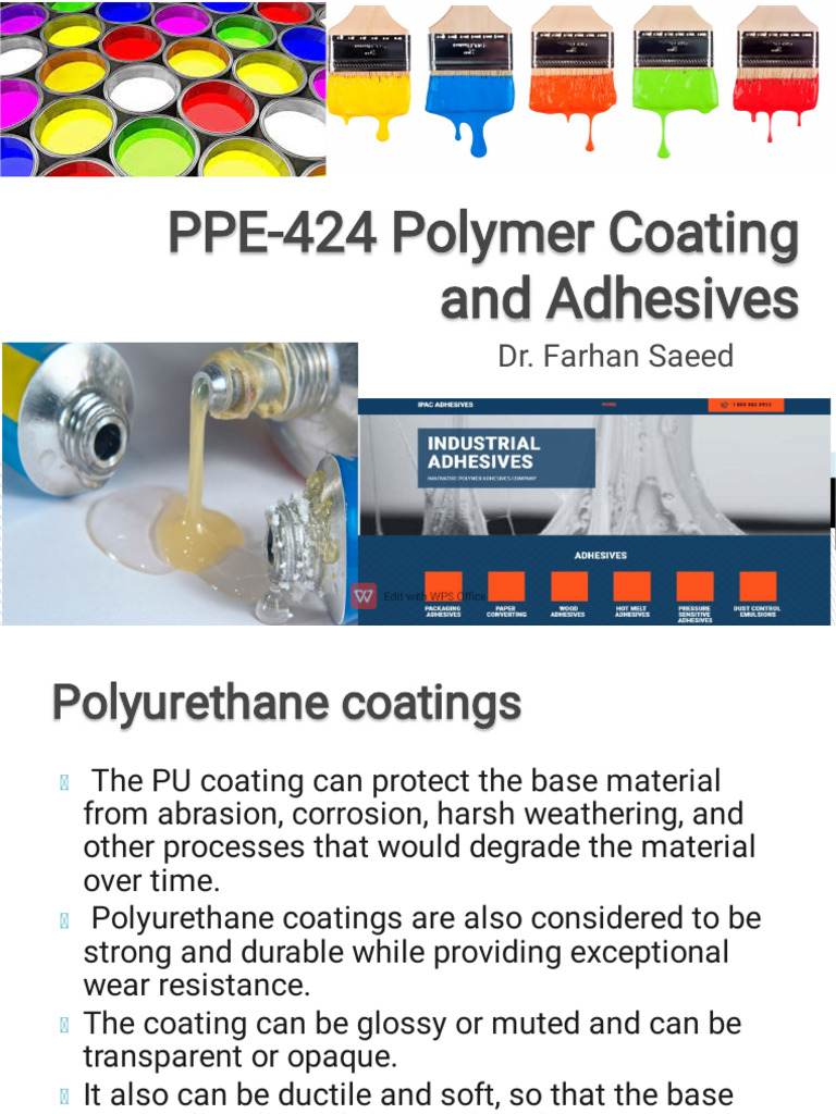 Polymer Coating and Adhesives PU Coating | PDF