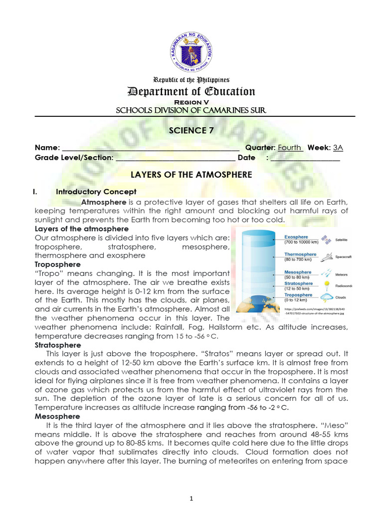 layers-of-the-atmosphere | PDF