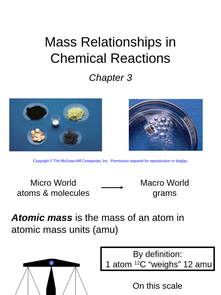 Chapter 3 Powerpoint Modified | PDF | Mole (Unit) | Chemistry
