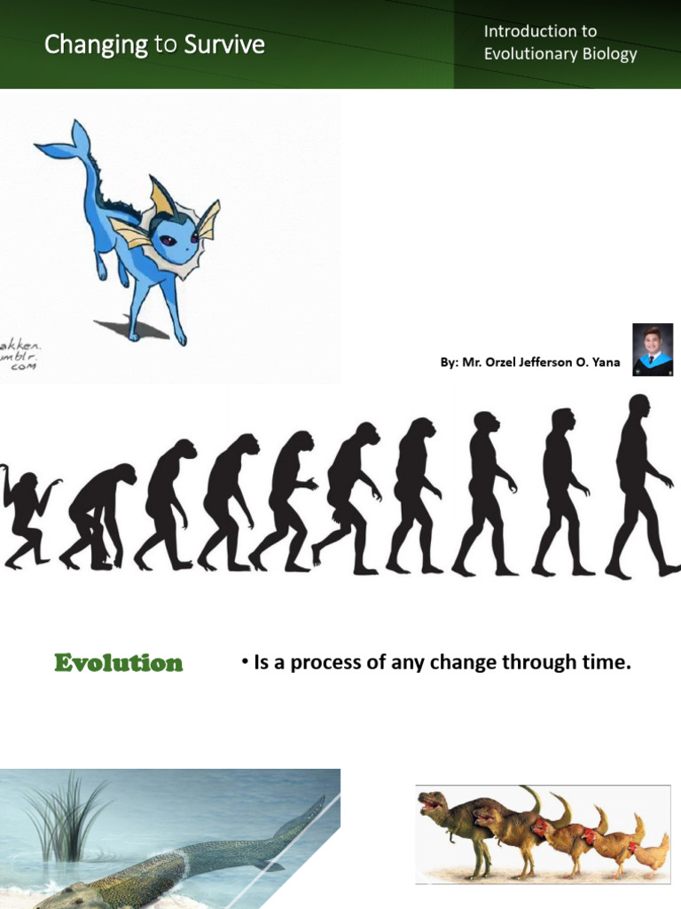 Lesson 1 - Introduction To Evolutionary Biology | PDF