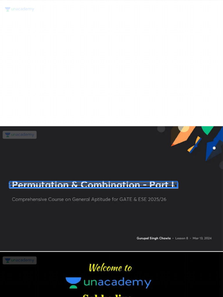Permutation Combination Part I With Anno | PDF
