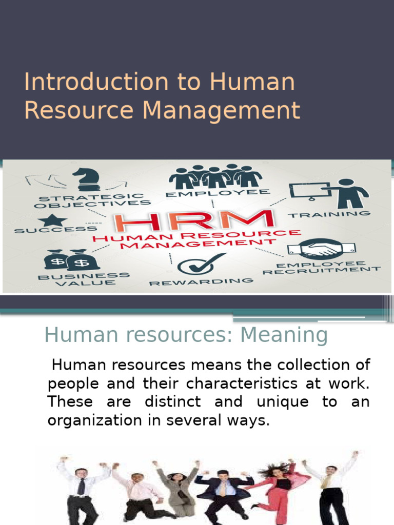 Lec 1 - Intro To HRM | PDF
