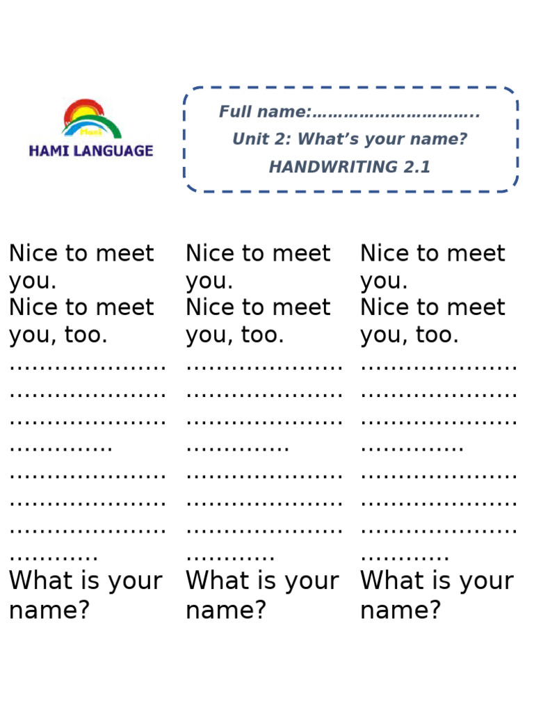 Handwriting 2.1 | PDF