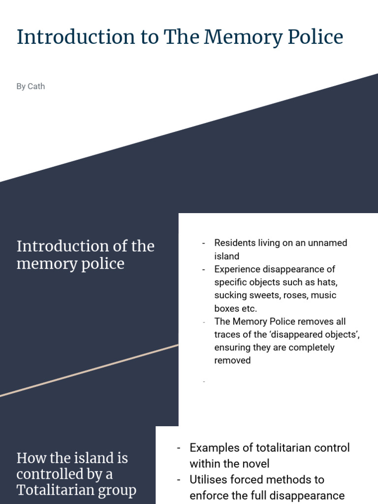 Introduction To The Memory Police | PDF