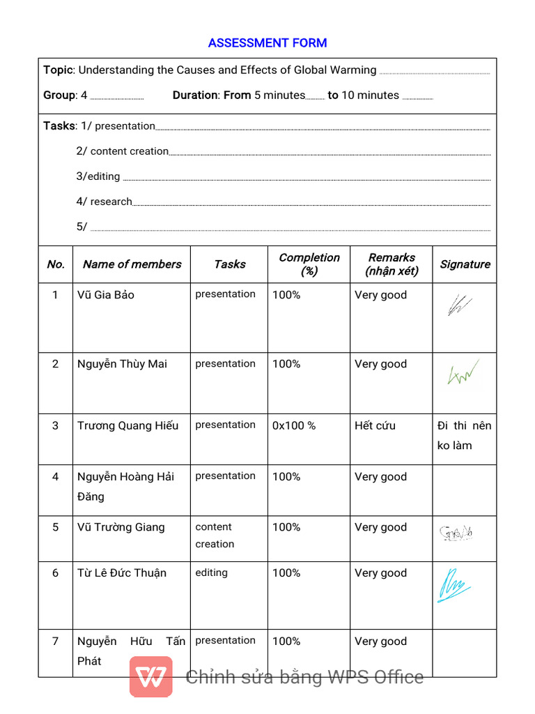 ASSESSMENT FORM (1) B | PDF