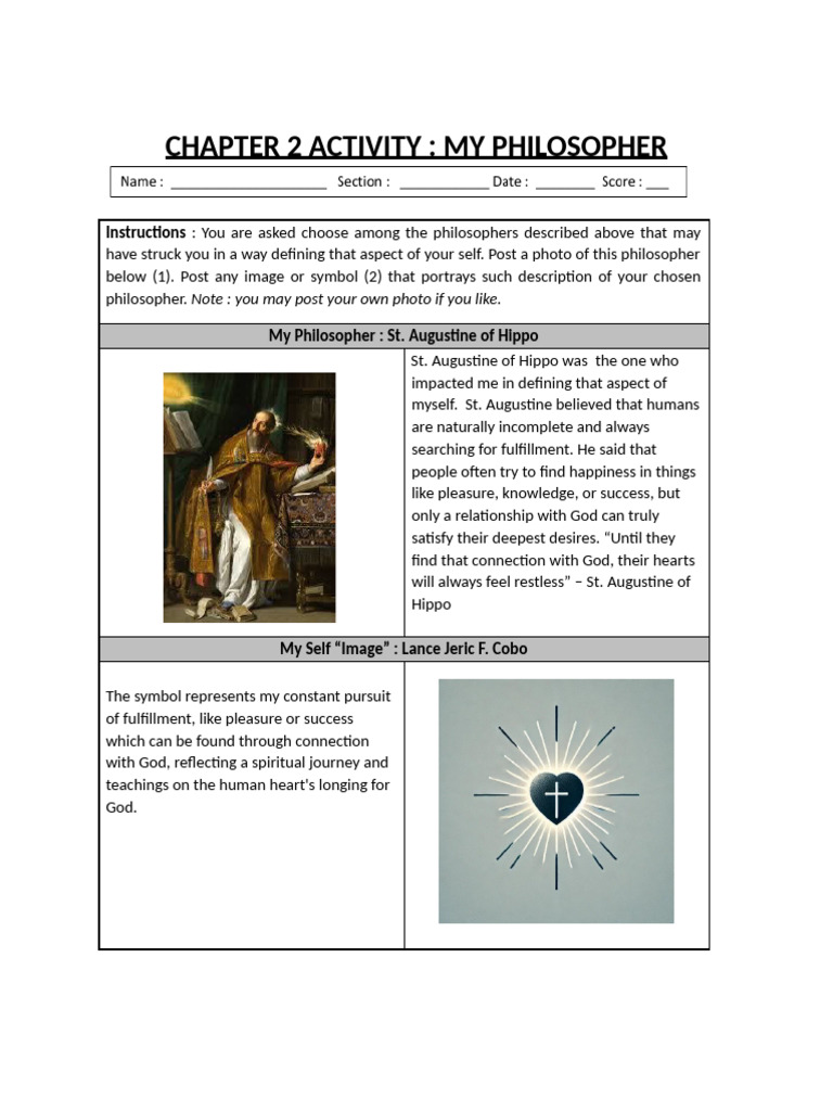 Chapter 2 Activity | PDF